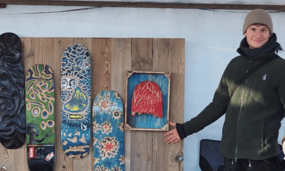 Nils Materne – Kunst aus Skateboards & Holz | Slin Art