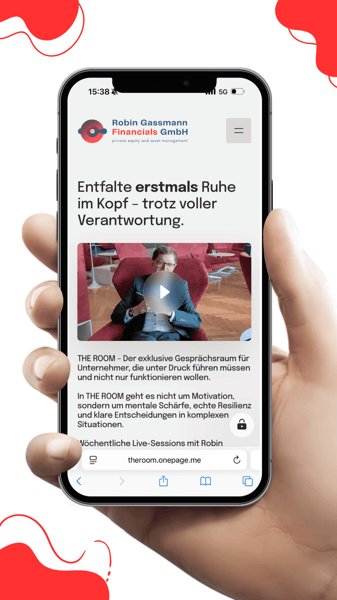 THE ROOM – Mentales Livecoaching für Unternehmer | Robin Gassmann