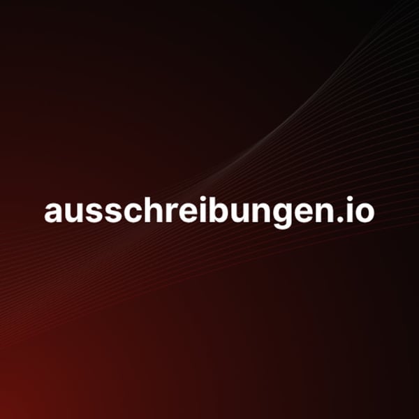 Ausschreibungen.io | Mehr Aufträge für Agenturen