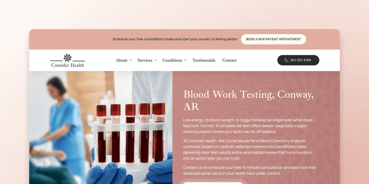 Blood Work Testing in Conway AR - Fast Accurate Lab Results