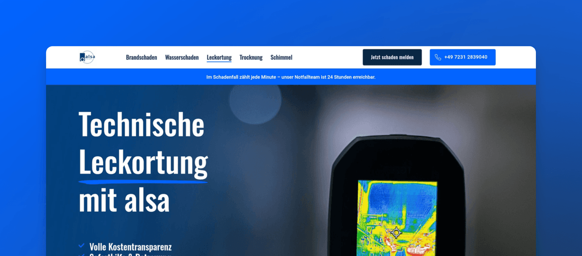 Leckortung
