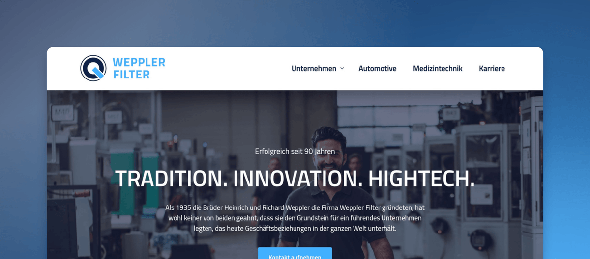 Unternehmen | WEPPLER FILTER