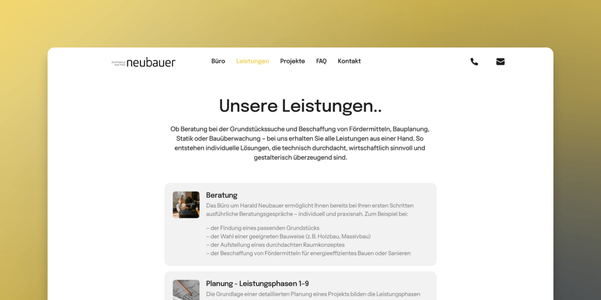 Leistungen