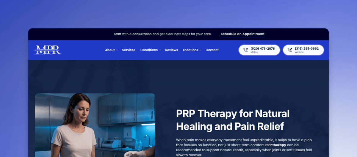 PRP Therapy for Joint, Tendon, and Pain Relief Options Now
