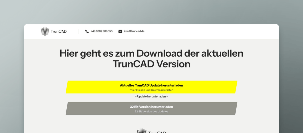 update download | TrunCAD GmbH