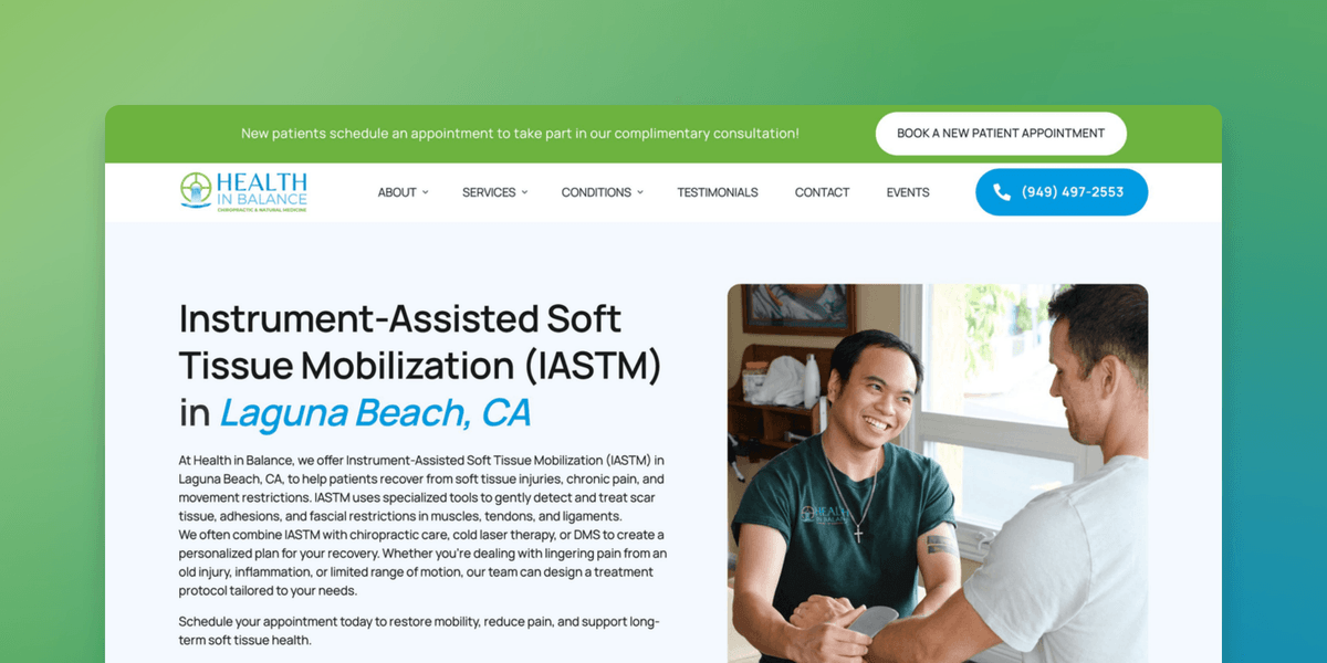 Instrument-Assisted Soft Tissue Mobilization