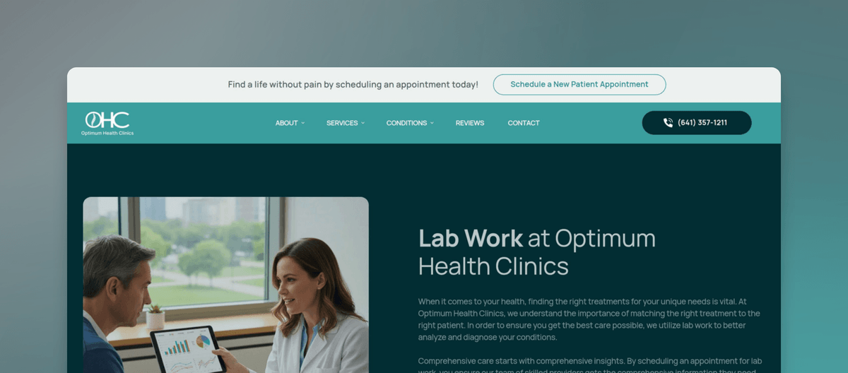Lab Testing Near Me in Clear Lake Forest & Mason City, IA