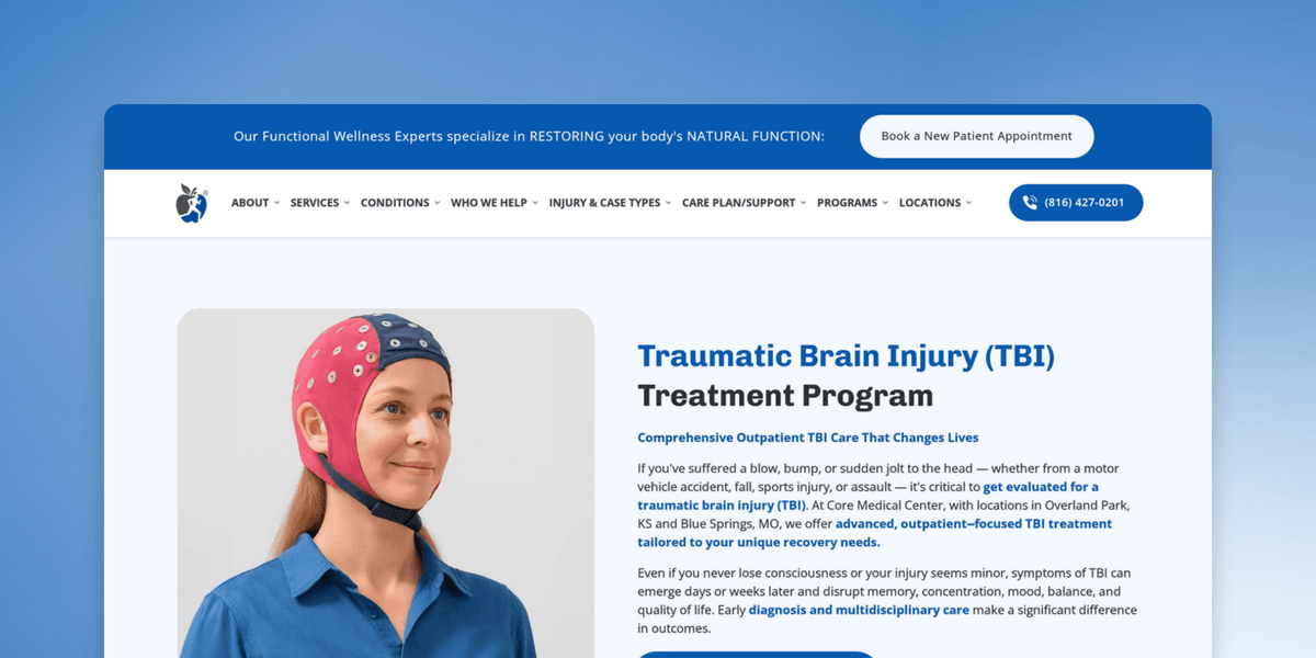 Traumatic Brain Injury Clinic in Greater Kansas City MO