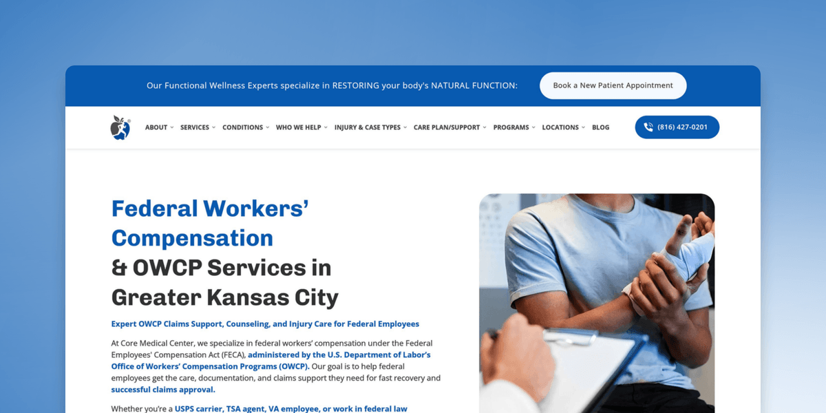 Federal Workers' Compensation Kansas City MO | OWCP Doctor