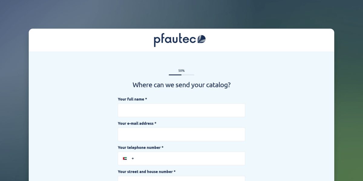 Catalog request form