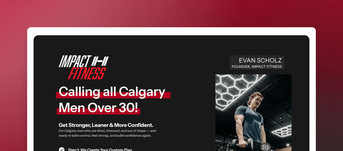 Impact Fitness YYC | Men's Coaching Calgary