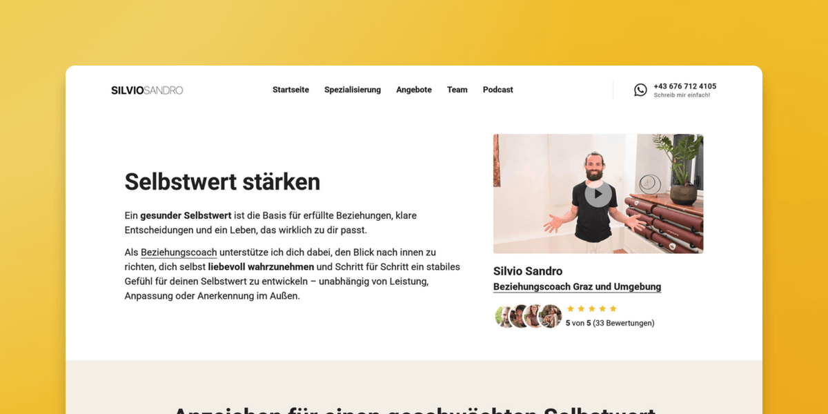 Selbstwert stärken und innere Sicherheit entwickeln