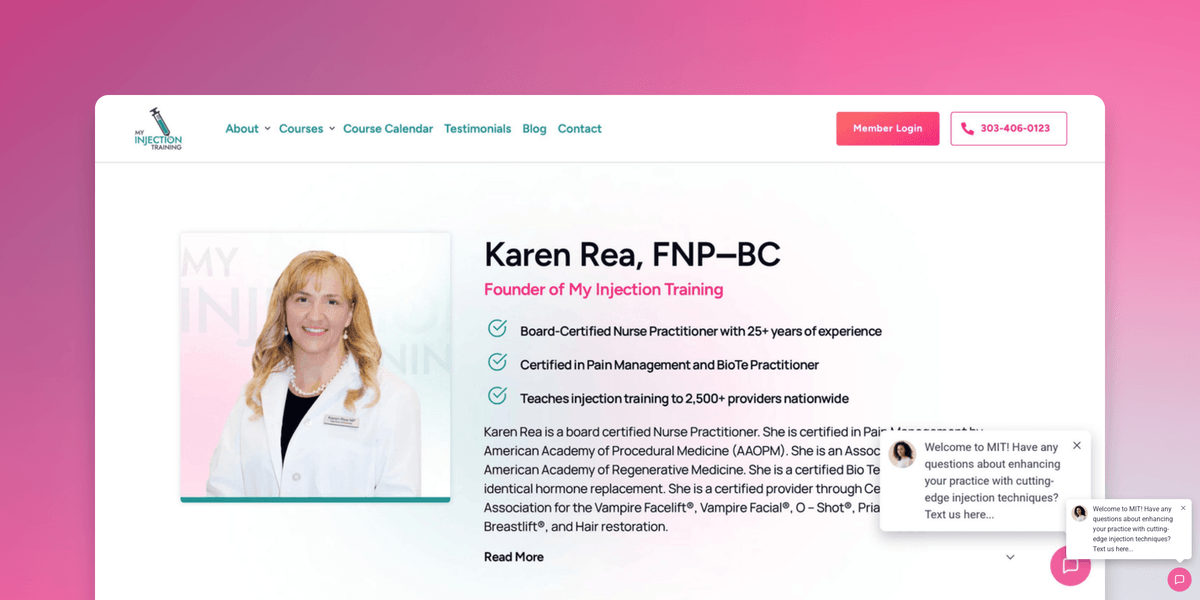 Karen Rea, NP | Pain Management & Regenerative Medicine Expert